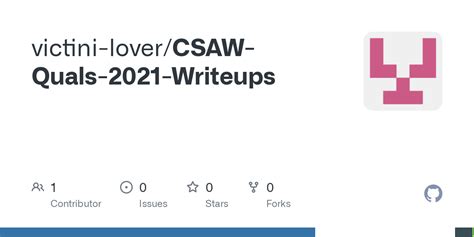 GitHub Victini Lover CSAW Quals 2021 Writeups