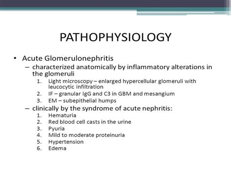 Acute And Chronic Glomerulonephritis Online Presentation