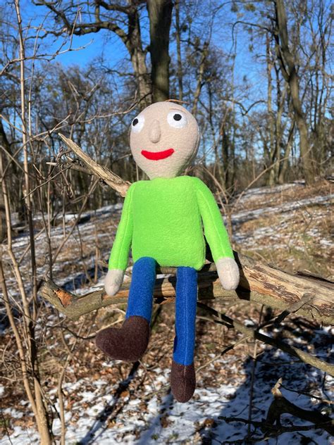 Baldi Basics Plush Toy Baldi Handmade Soft Toy Teacher Baldi Unofficial Etsy