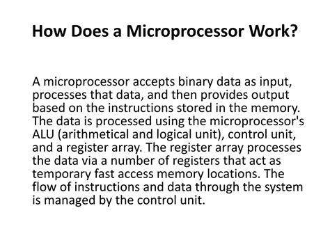 Draw And Explain The Architecture Of General Purpose Microprocessor Pptx