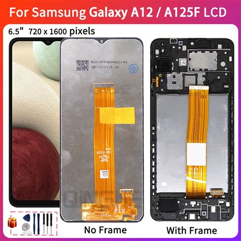 For Samsung Galaxy A12 Lcd With Frame Display Touch Screen Digitizer Assembly Replace Shopee