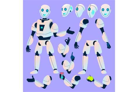 Robot Helper Vector Animation Creation Graphic By Pikepicture Creative Fabrica