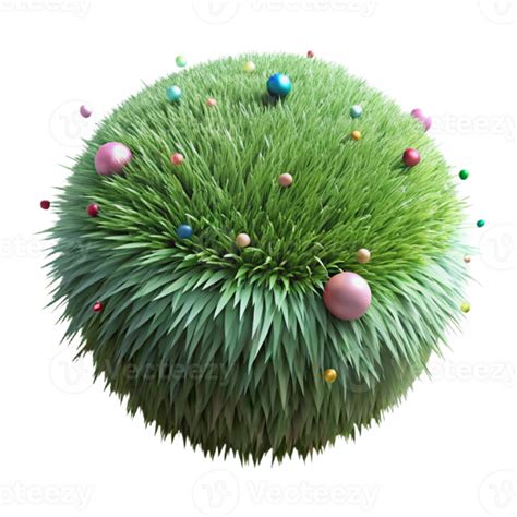 Serene Classic Grass Texture Photorealistic Isolated For Digital Art