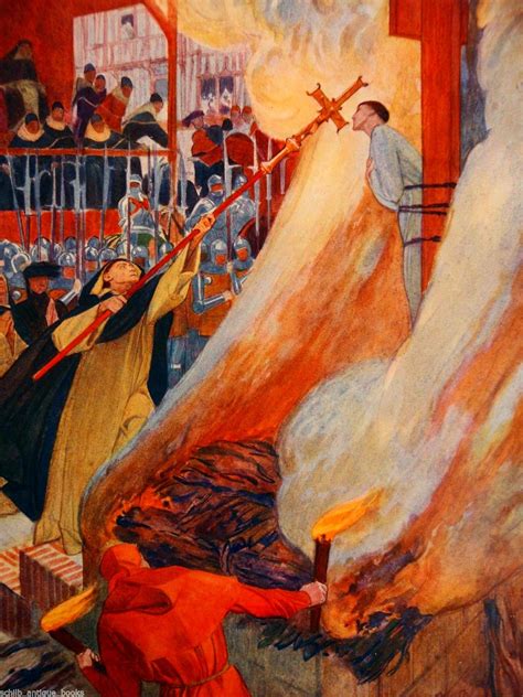 Joan Of Arc Burnt At The Stake Saint Joan Of Arc Joan Of Arc St Joan
