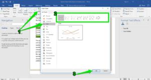 Excel Chart In Word Document Computer Applications For Managers