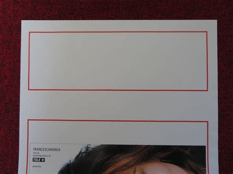 Io Amo Andrea Italian Locandina Poster Francesco Nuti Francesca Neri 2 Rendezvous Cinema