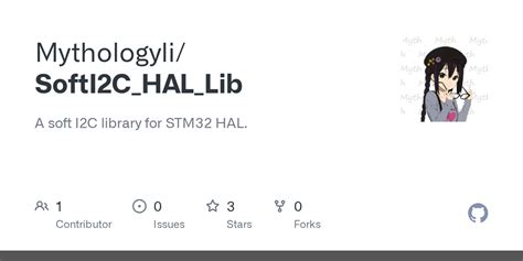 Softi2c Hal Lib Readme Md At Master · Mythologyli Softi2c Hal Lib · Github