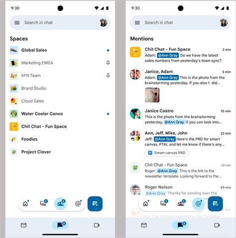 Google Chat Rolling Out A Wild Navigation Redesign On Android IOS