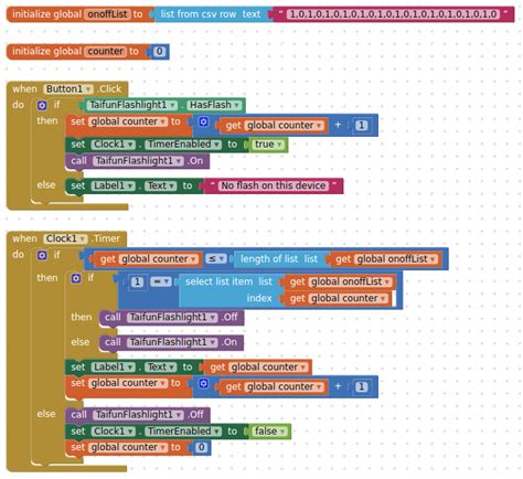 Making A Delay Based Flashlight What Am I Doing Wrong Here Mit App