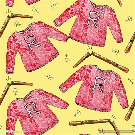 哈利波特 罗恩 礼物 毛衣设计图 Psd分层素材 Psd分层素材 设计图库 昵图网