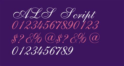Als Script Free Font What Font Is