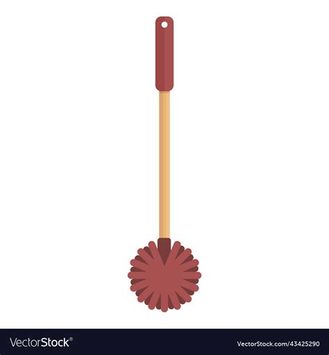 Wc Tool Icon Cartoon Clean Bowl Royalty Free Vector Image