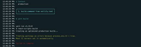 Solved “treating Warnings As Errors Because Of Processenvci True” Dev Community