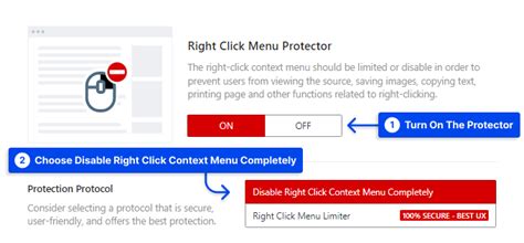 Setting Up Right Click Menu Protector Wp Shield