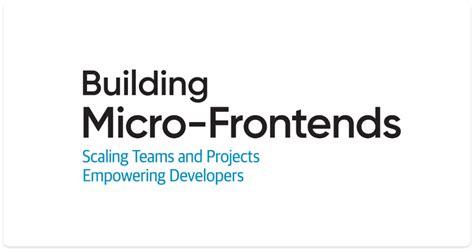 Micro Frontends With Luca Mezzalira Software Engineering Daily