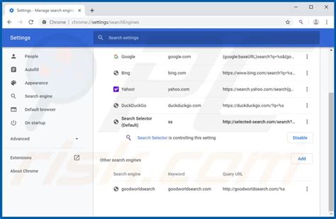 search selector browser hijacker simple removal instructions search engine fix updated