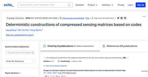 deterministic constructions of compressed sensing matrices based on codes