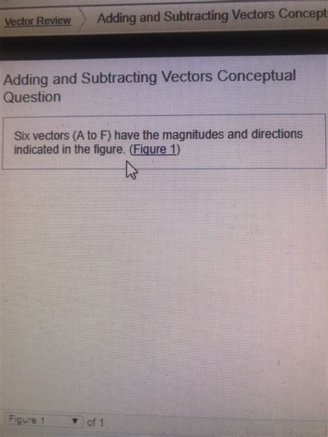Solved Vector Review Adding And Subtracting Vectors Concept