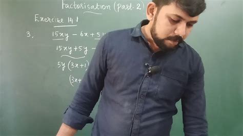 Class Viii Maths Factorisation Part 2 Youtube