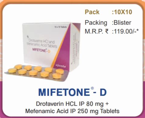 Mefenamic Acid Ip 250 Mg Tablets At ₹ 140 Box Mefenamic Acid Tablets In Vijayawada Id