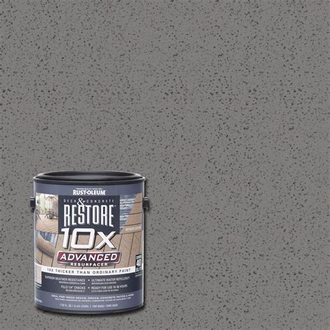 Rust Oleum Restore Gal X Advanced Kensington Deck And Concrete Resurfacer The Home