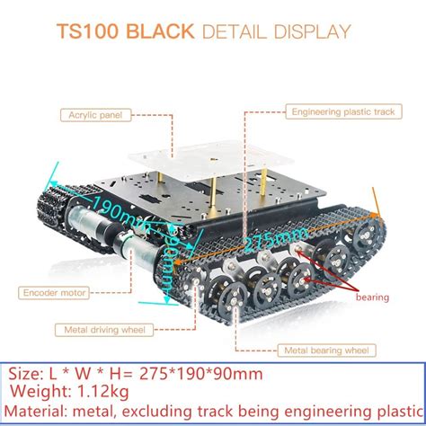 Mua Szdoit Smart Shock Absorption Robot Tank Car Chassis Kit With Suspension System For Arduino