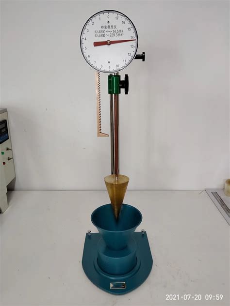 Cement Paste Consistometer Soil Testing Used Penetration Test Cone