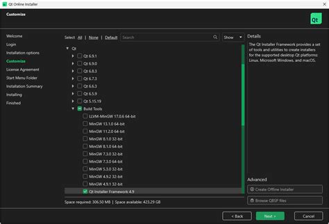 Installation Qt Installer Framework Documentation 490