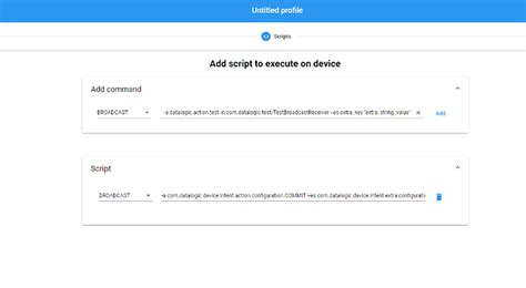 How To Configure Datalogic Devices Through An Intent Android Devices Datalogic Developer