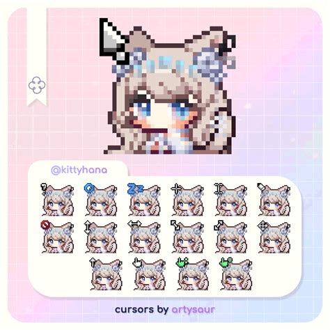 20 Hana Animated Cursor Miiveiart