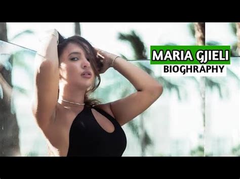 Maria Gjieli Biography Weight Age Relationship Net Worth Curvy