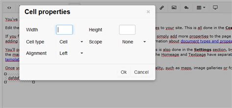 Vertical Alignment On Richtexteditor Table Using Umbraco 7 Our