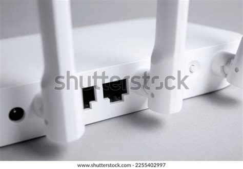 Wi Fi Router On Light Grey Background Stock Photo Shutterstock