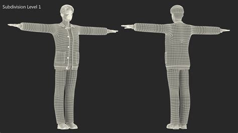 Chinese Man T Pose 3d Model 159 3ds Blend C4d Fbx Max Ma Lxo Obj Gltf Upk