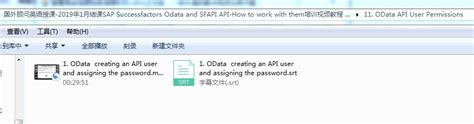 国外顾问英语授课 2019年1月结课sap Successfactors Odata And Sfapi Api How To Work With Them培训视频教程 共132堂课 时长44