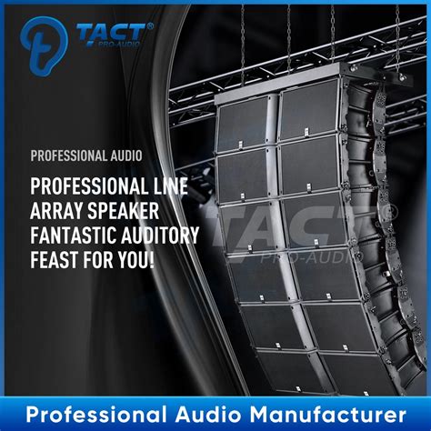 Tact Line Array Speaker K Double Inch Line Array Speaker System Line Array And