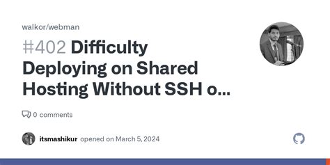 Difficulty Deploying On Shared Hosting Without SSH Or Shell Access