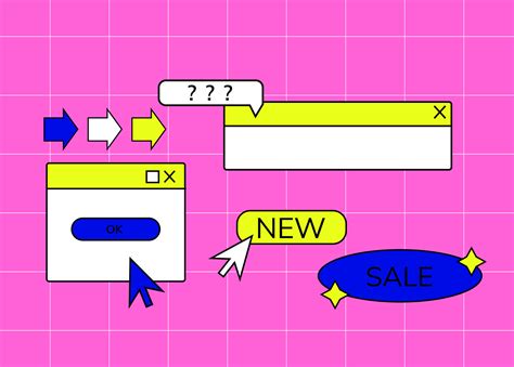 Old Pc Windows 90s Style Set Retro Computer Aesthetic Web Electronic Icons 1990 Vibe Vector