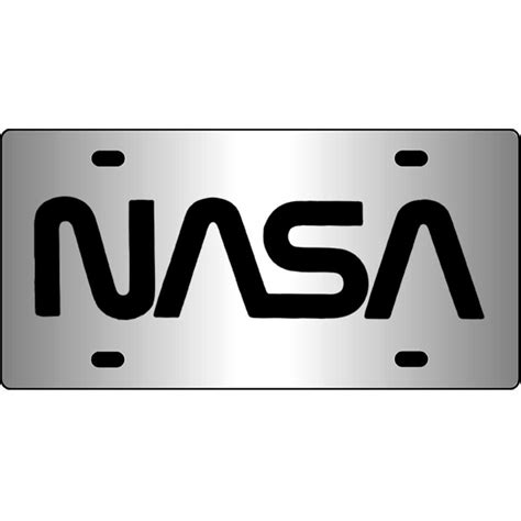 Nasa Mirror License Plate