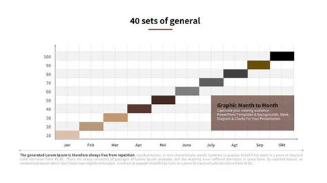 Bar Chart Showing The Number Of Different Colors PowerPoint Template Free Download Pikbest