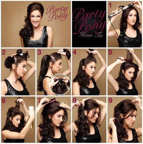 Easy And Cute Party Ponytail Tutorial Blurmark