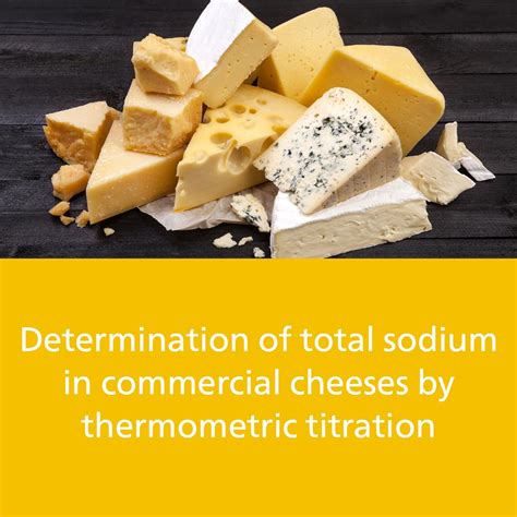 Foodanalysis Cheeseanalysis Sodiumanalysis Titration Titrator Thermometrictitration