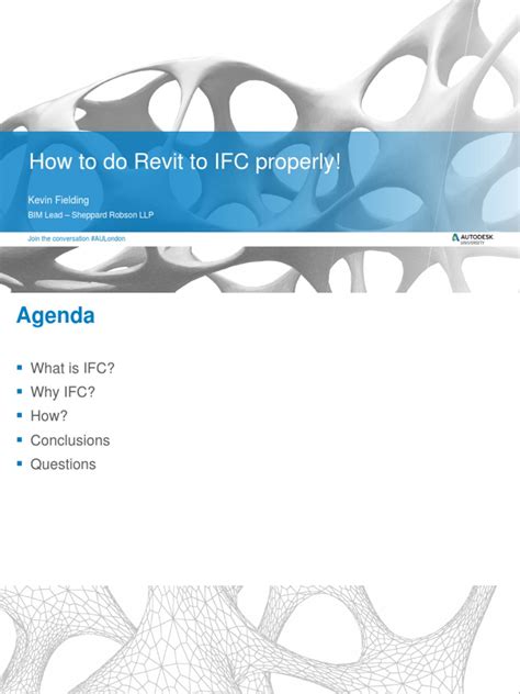How To Do Revit To Ifc Properly Pdf Autodesk Revit Building