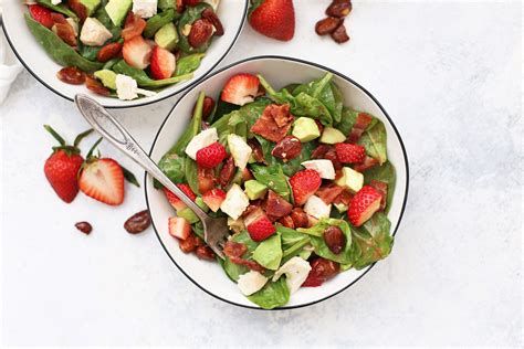 Strawberry Chicken Salad With Strawberry Balsamic Dressing This All In One Salad Is The