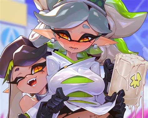 Callie And Marie Splatoon And More Drawn By Reagan Long Danbooru