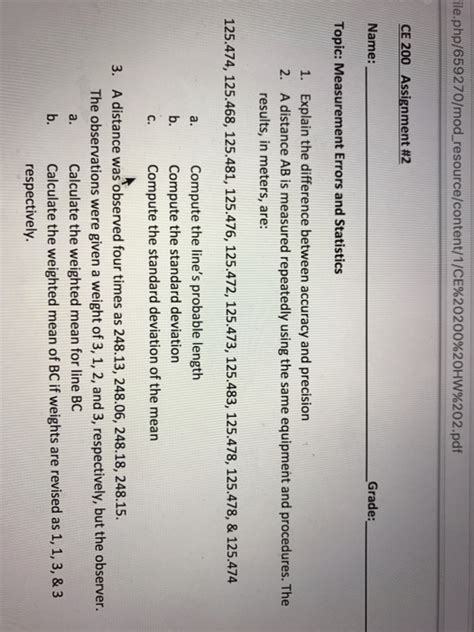 Solved Explain The Difference Between Accuracy And Precision Chegg