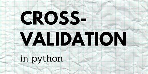 Types Of Cross Validation Strategies