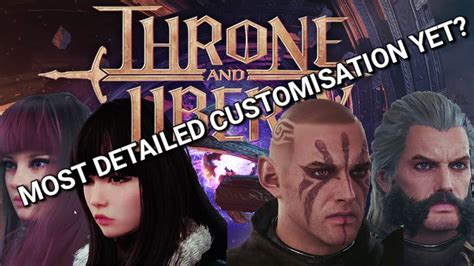 Extremely In Depth Character Customisation Throne And Liberty Upcoming Mmorpg Youtube