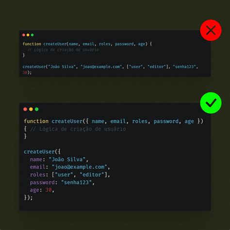 🚀 ao desenvolver funções em javascript recomenda se utilizar objetos