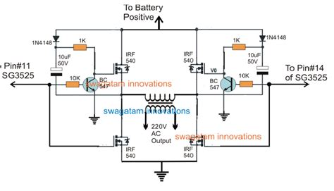 Sg3525 Full Bridge Inverter Circuit